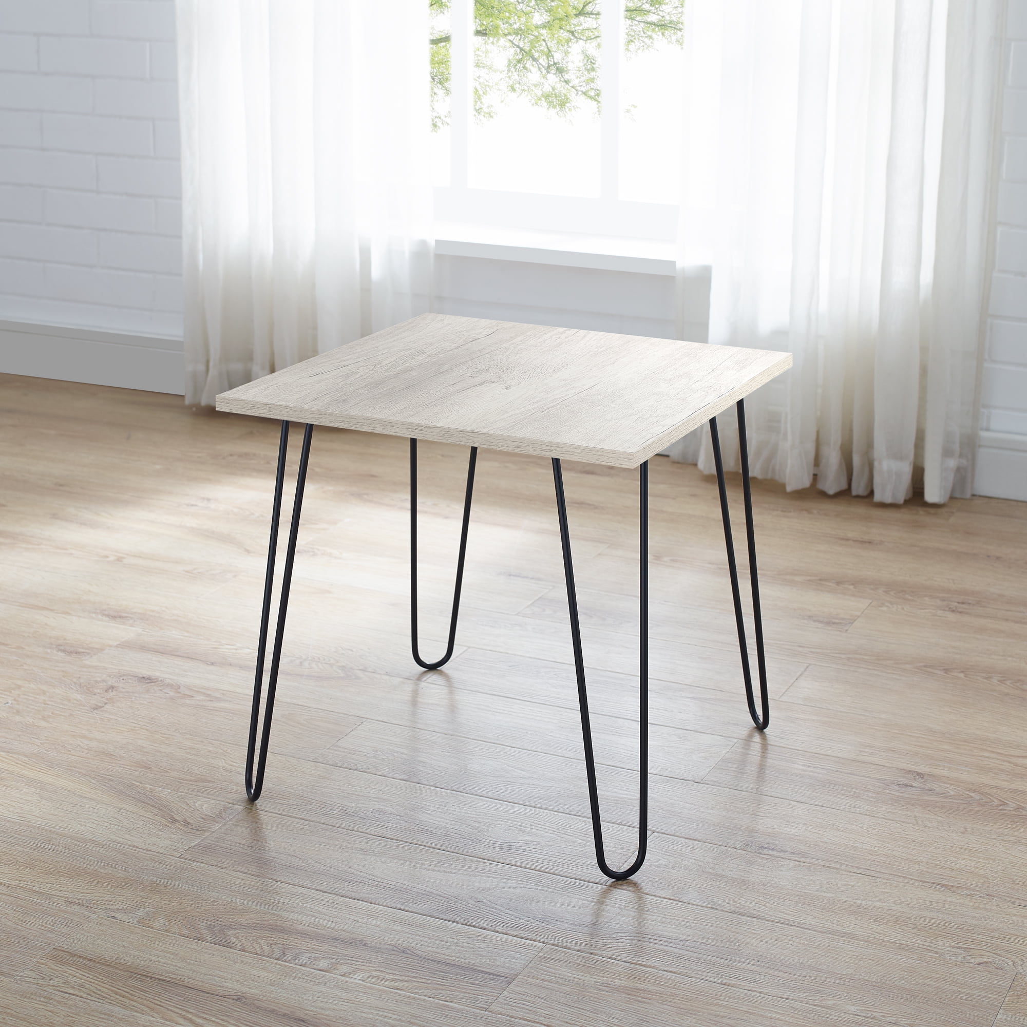 Solana Mid-Century Modern Retro Hairpin Leg End Table, Multiple Colors ...