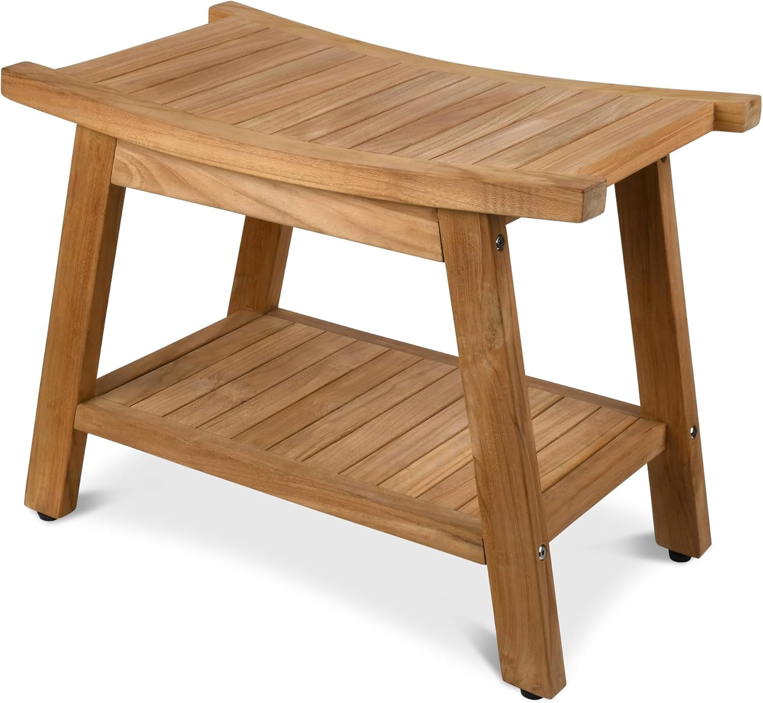 Solange & Frances Classic Teak Shower Bench, Bathroom Decor ...