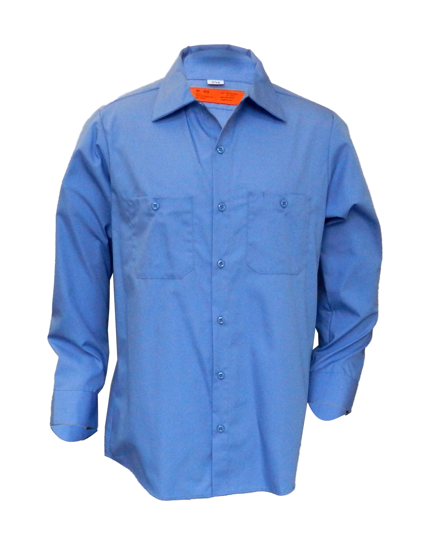 Solar 1 Clothing Industrial Long Sleeve Work Shirt MS14 - Walmart.com