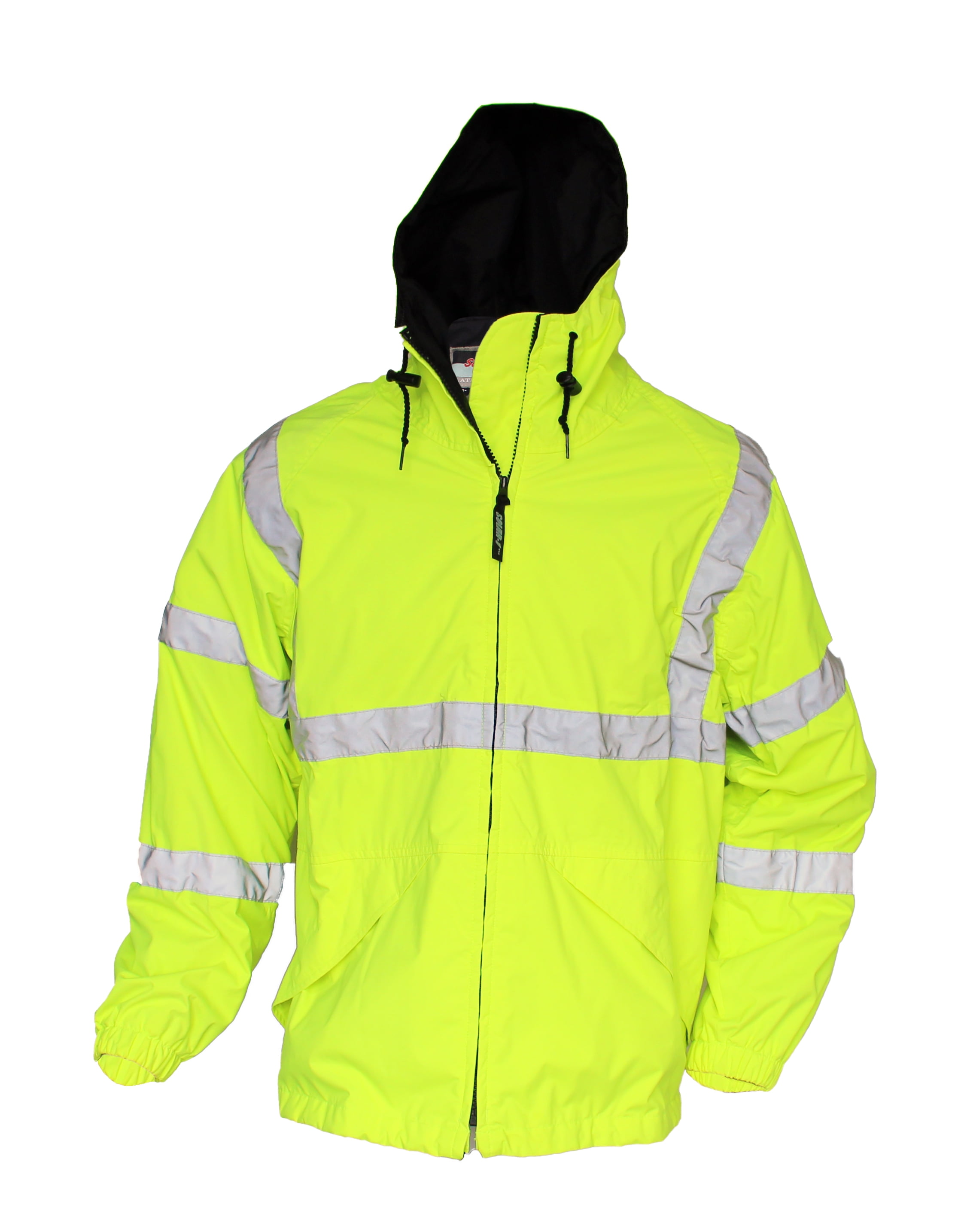 Solar 1 Clothing Reflective Rain Jacket with Hood RJ02 - Walmart.com