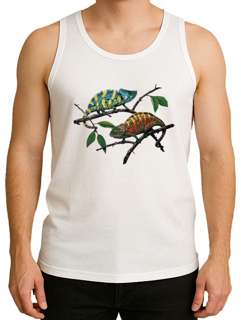 Solar Activated Tank Top for Men - UV Reactive Color Changing Shirt ...