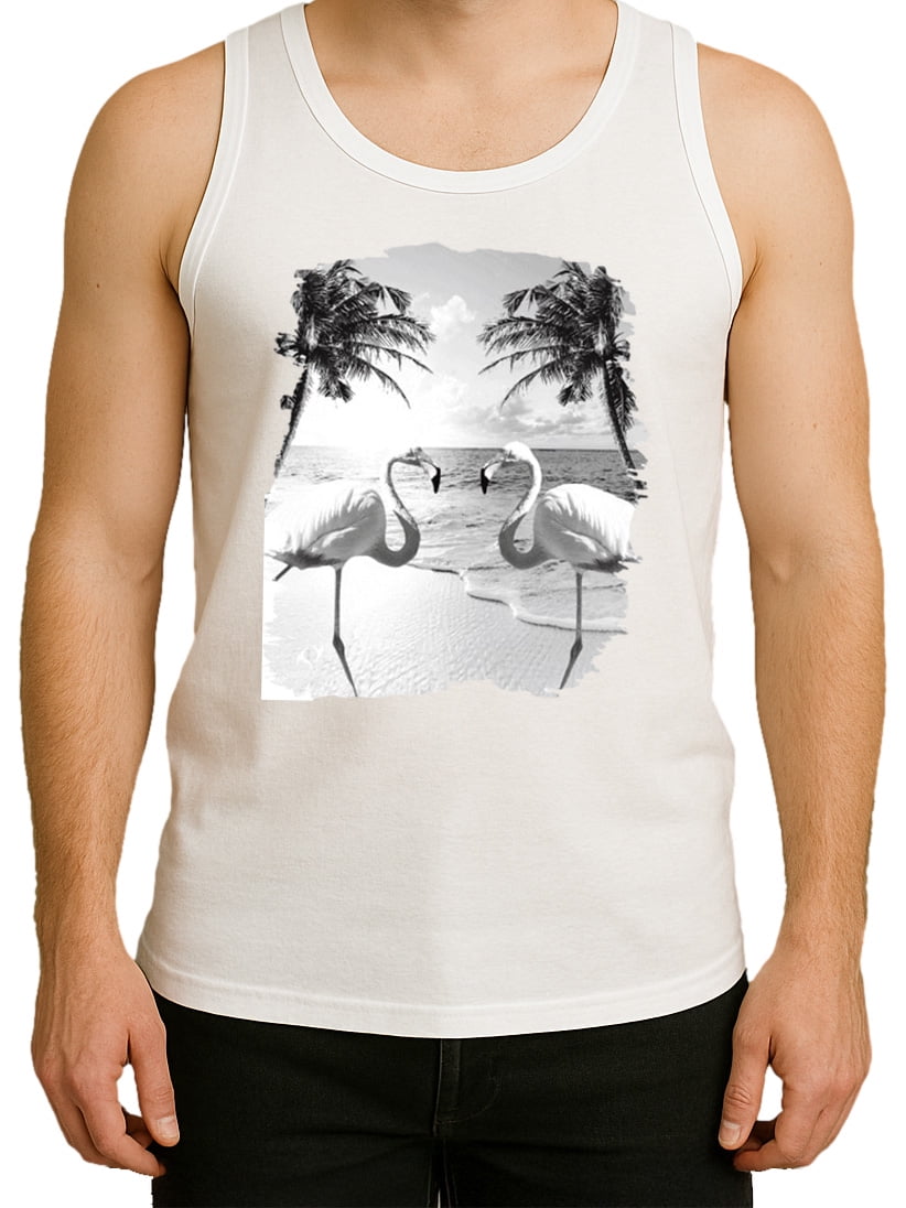 Solar Activated Tank Top for Men - UV Reactive Color Changing Shirt ...