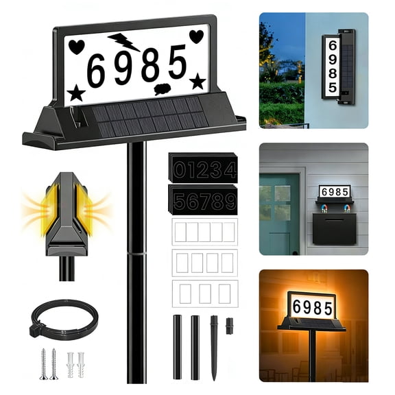Lighted Home Address Signs