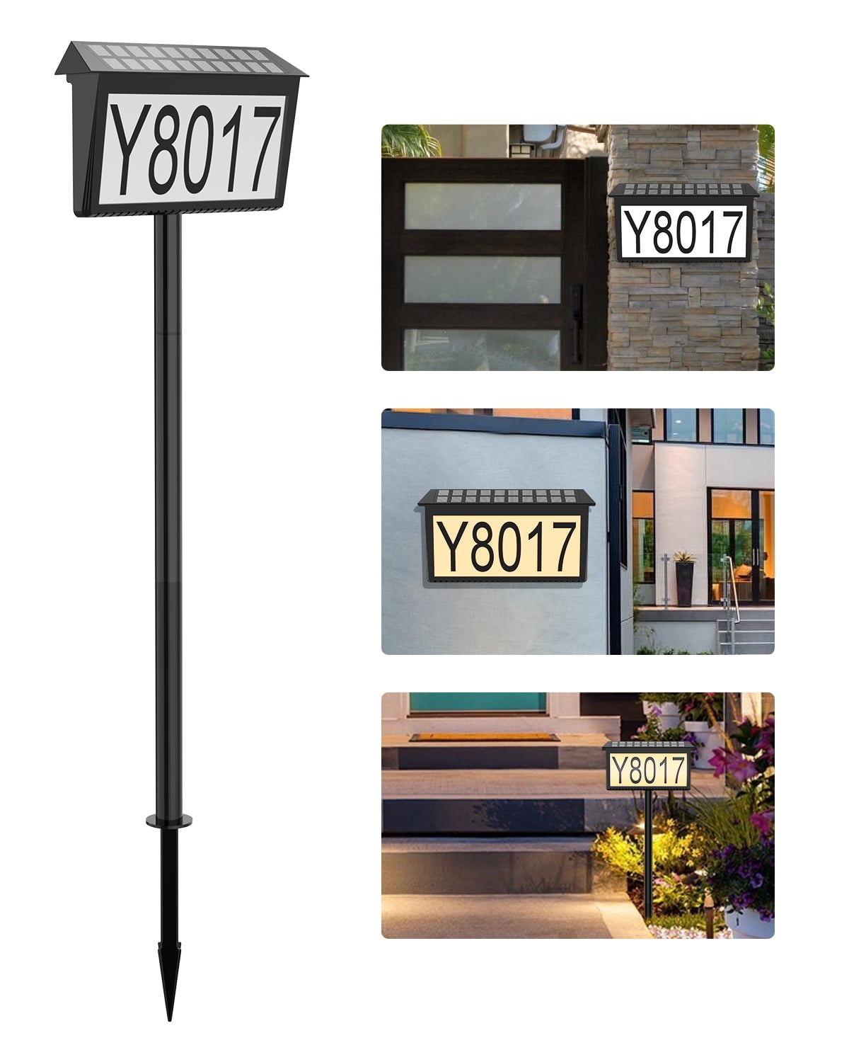 Address America USA Handcrafted, Double-Sided Park Place Reflective ...