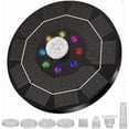 Solar Aerator Water Pump with RGB Lights Fish Pond Fountain Circulation ...