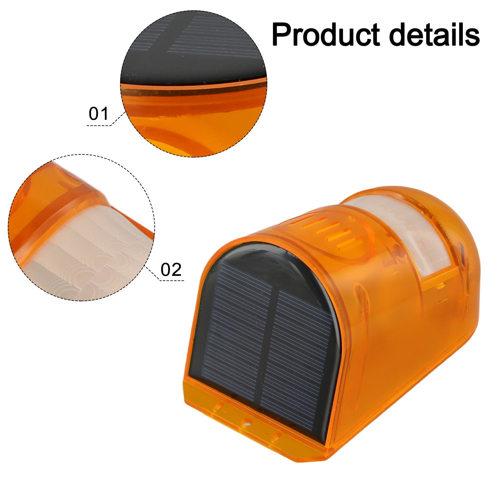 Solar Alarm Led Light Solar Strobe Light Wireless Motion Sensor ...