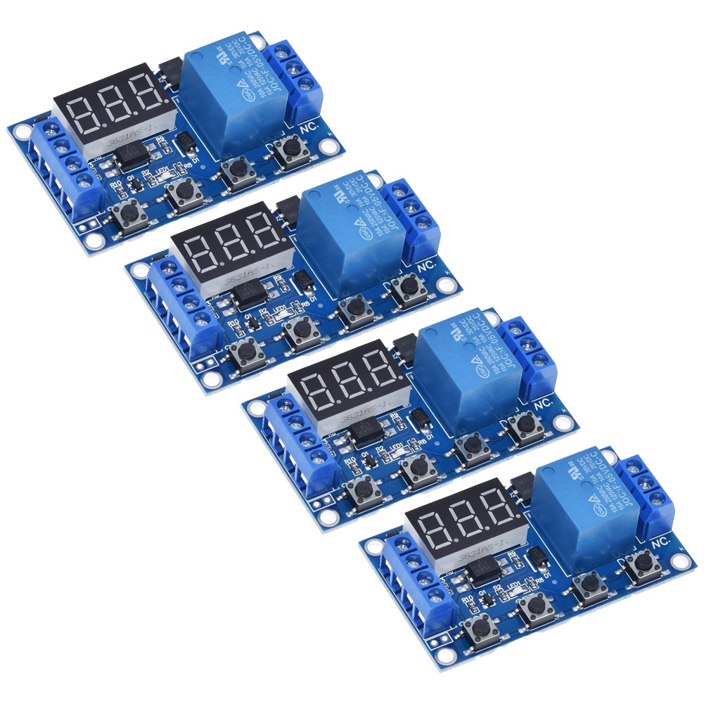Solar And Wind Power Parts 4X Programmable Time Delay Relay Module with ...