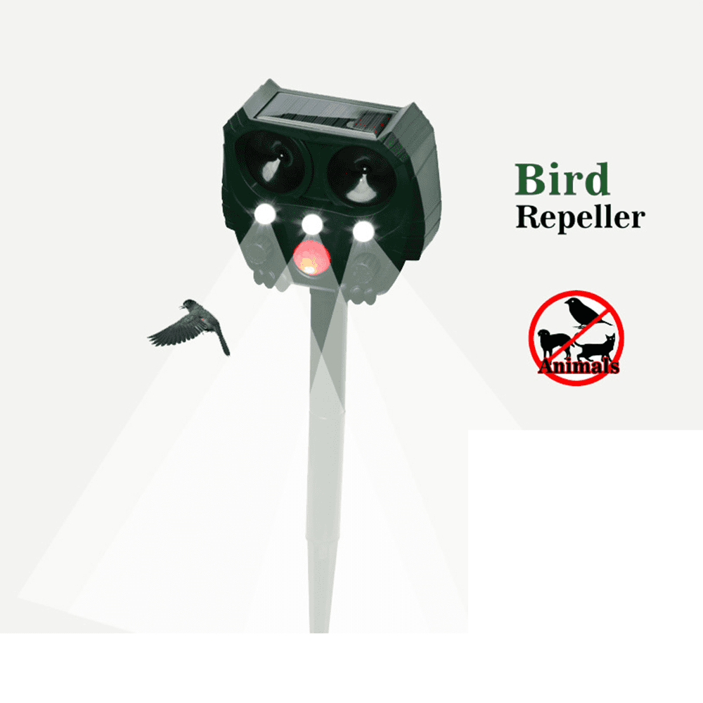 Solar Animal Control Outdoor Home Guard Deterrent,with Motion Detector ...
