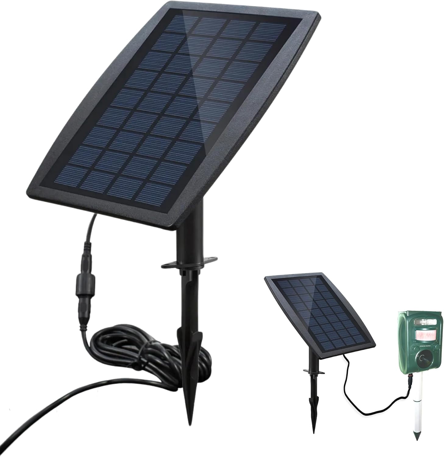 Solar Animal Repellent. Ultrasonic Outdoor Animal Repeller, Deer ...