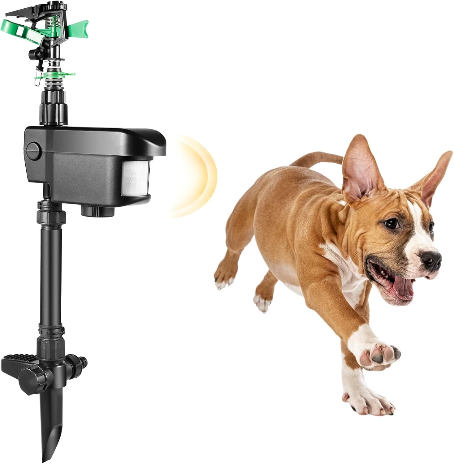 Solar Animal Water Spray Sprinkler, Adjustable Motion Activated ...