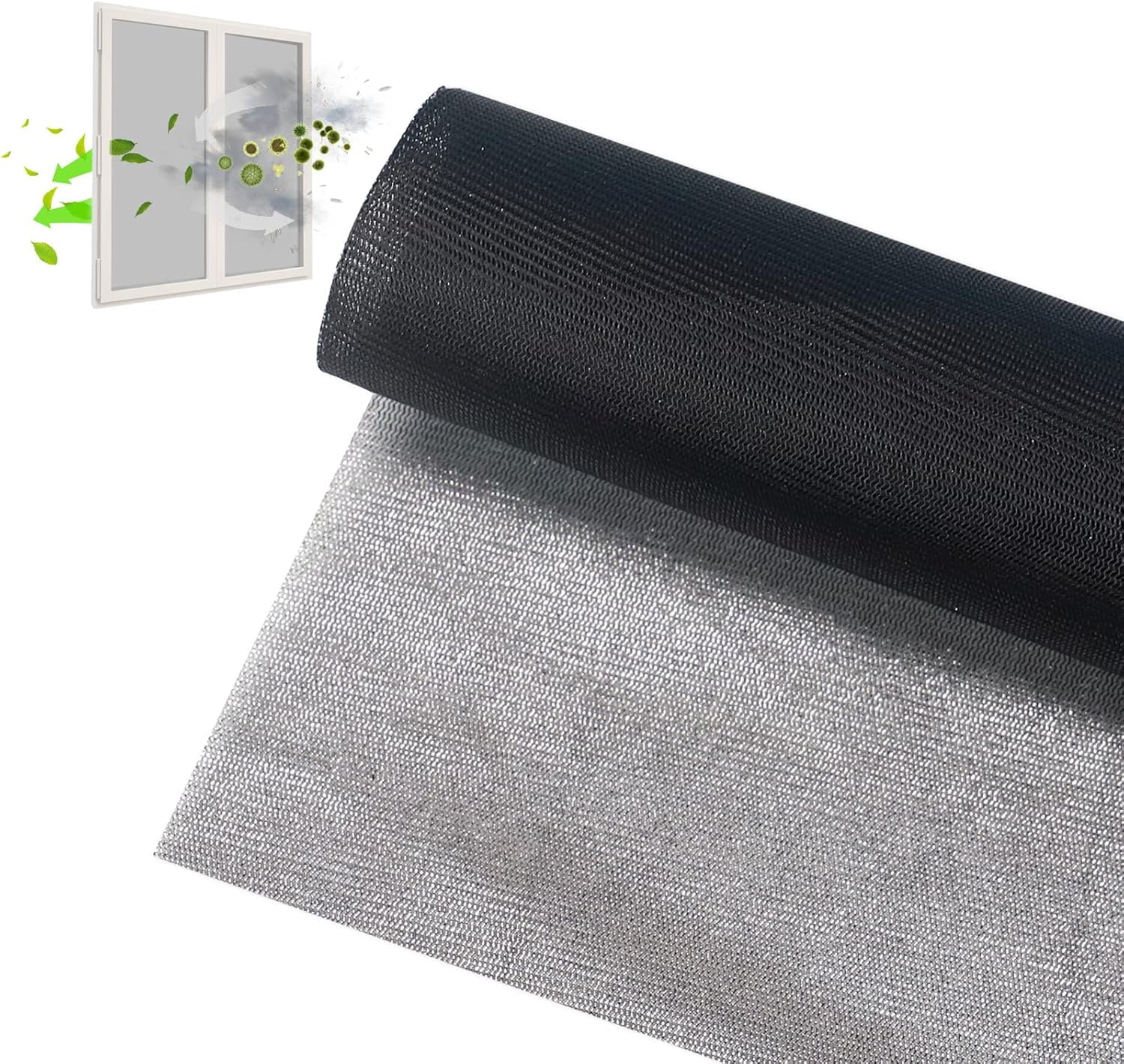 Solar , Anti-UV Solar Screen Fabric Replacement 53" x 118", Adjustable ...