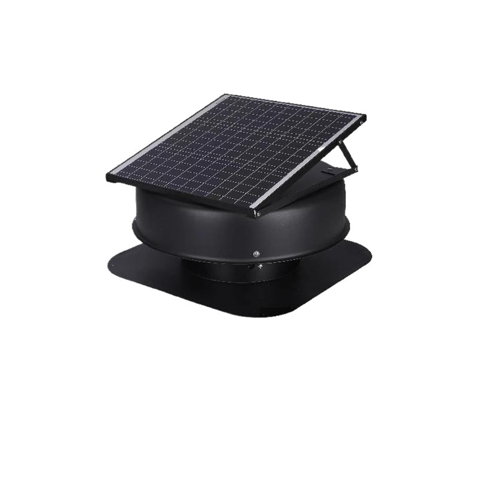 Solar Attic Fan 40 W 1230 CFM Large Air Flow Solar Roof Vent Low Noise ...
