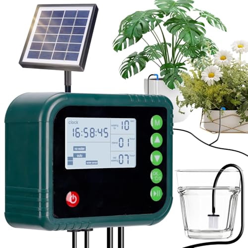 Solar Automatic Drip Irrigation Kit System,Automatic Plant Watering ...