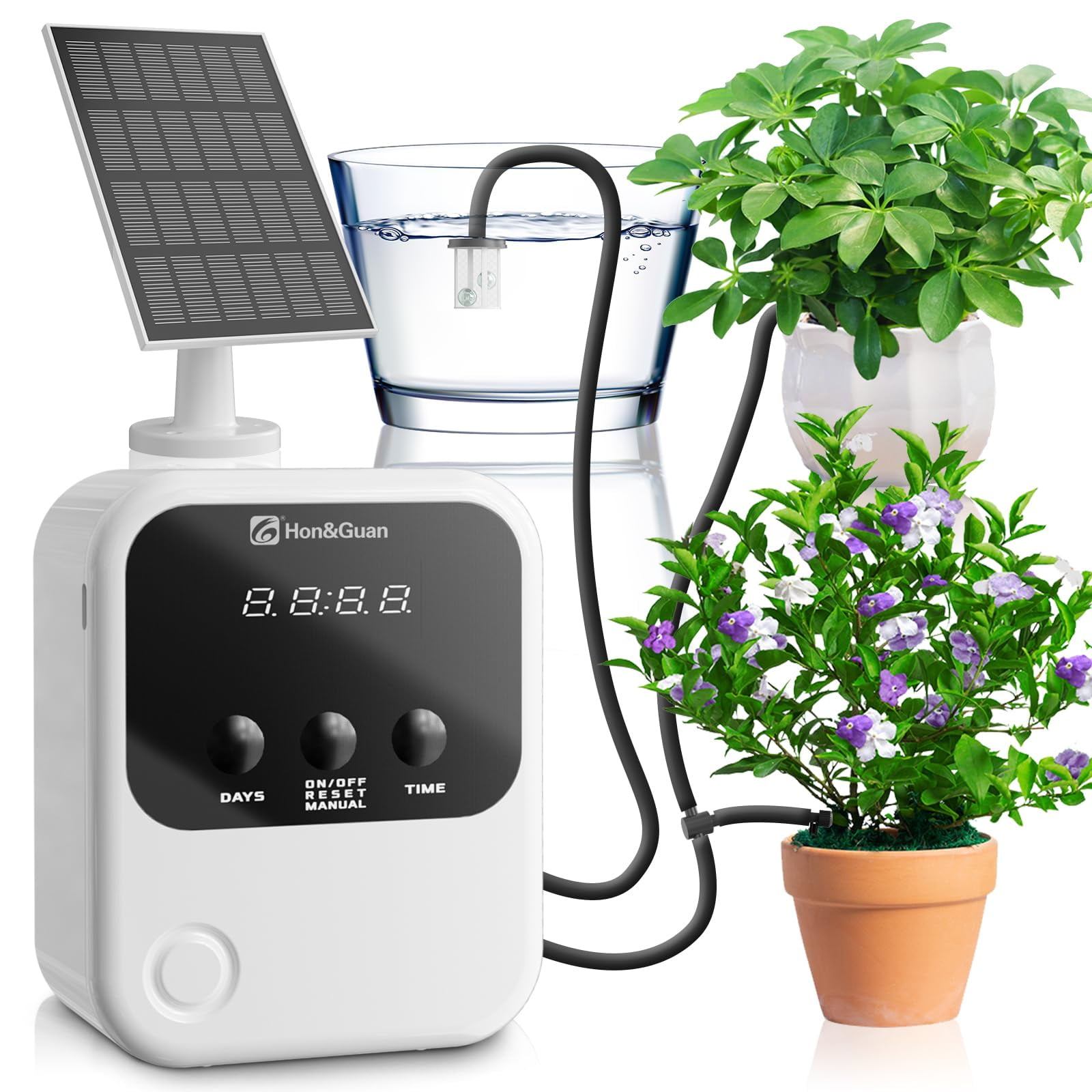 Solar Automatic Plant Watering System for 15 Potted Plants Indoor ...
