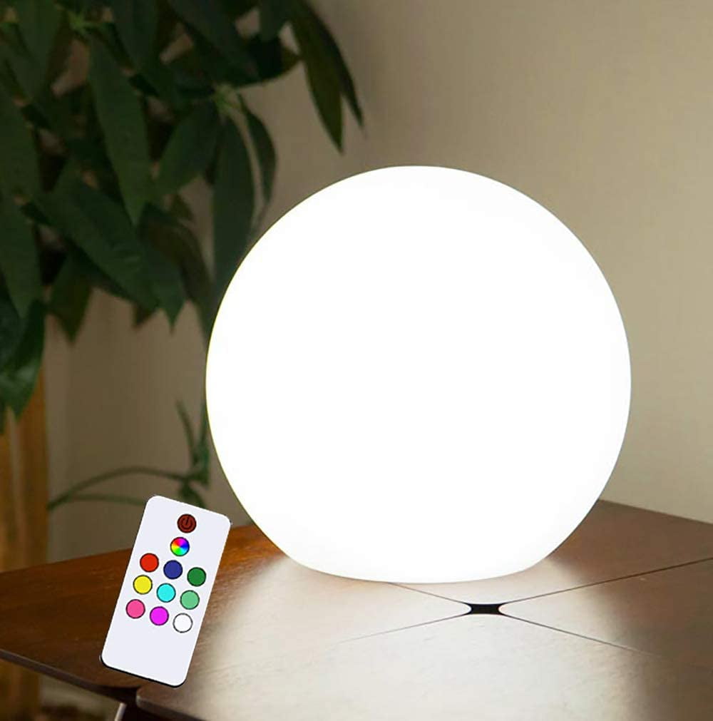 Solar Ball Light Outdoor Decorative-8 inch Outdoor Waterproof Powered ...