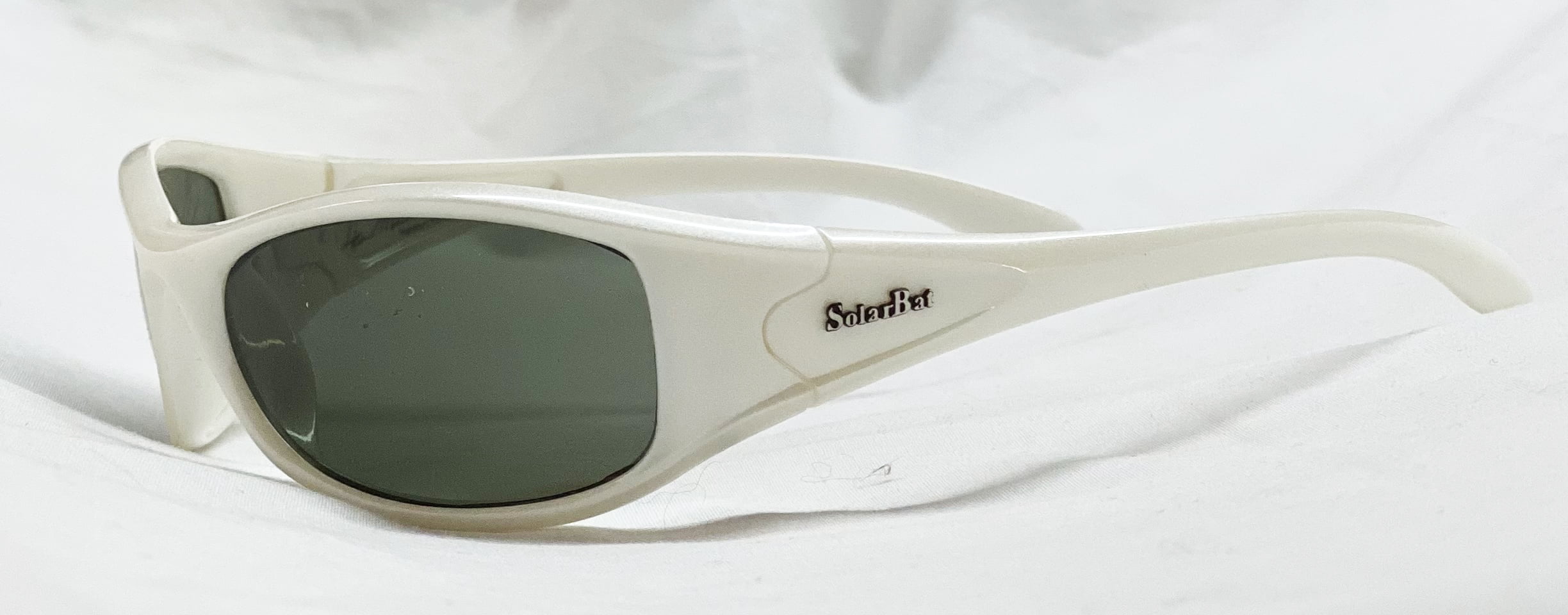 Solar Bat Eye Protection AR1007 White with Gray Lenses - Walmart.com