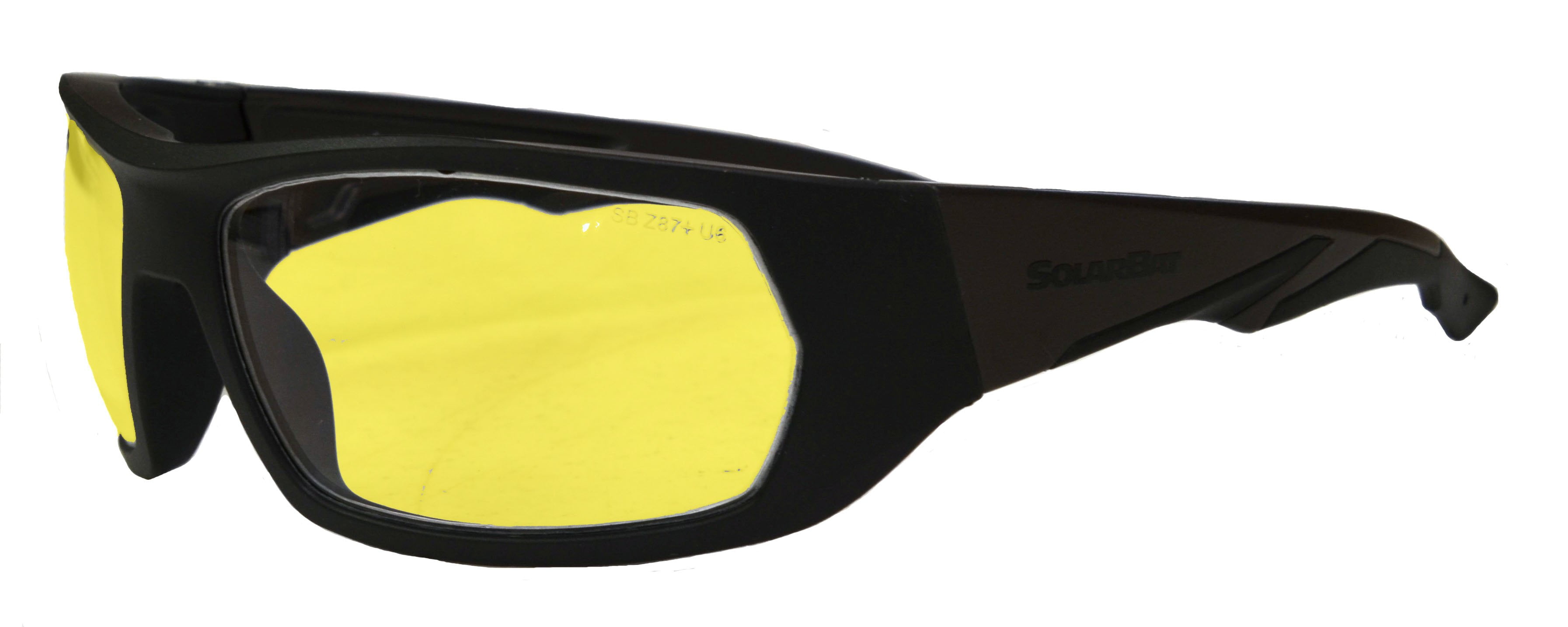 Solar Bat Eye Protection SB003 Safety Glasses Yellow - Walmart.com
