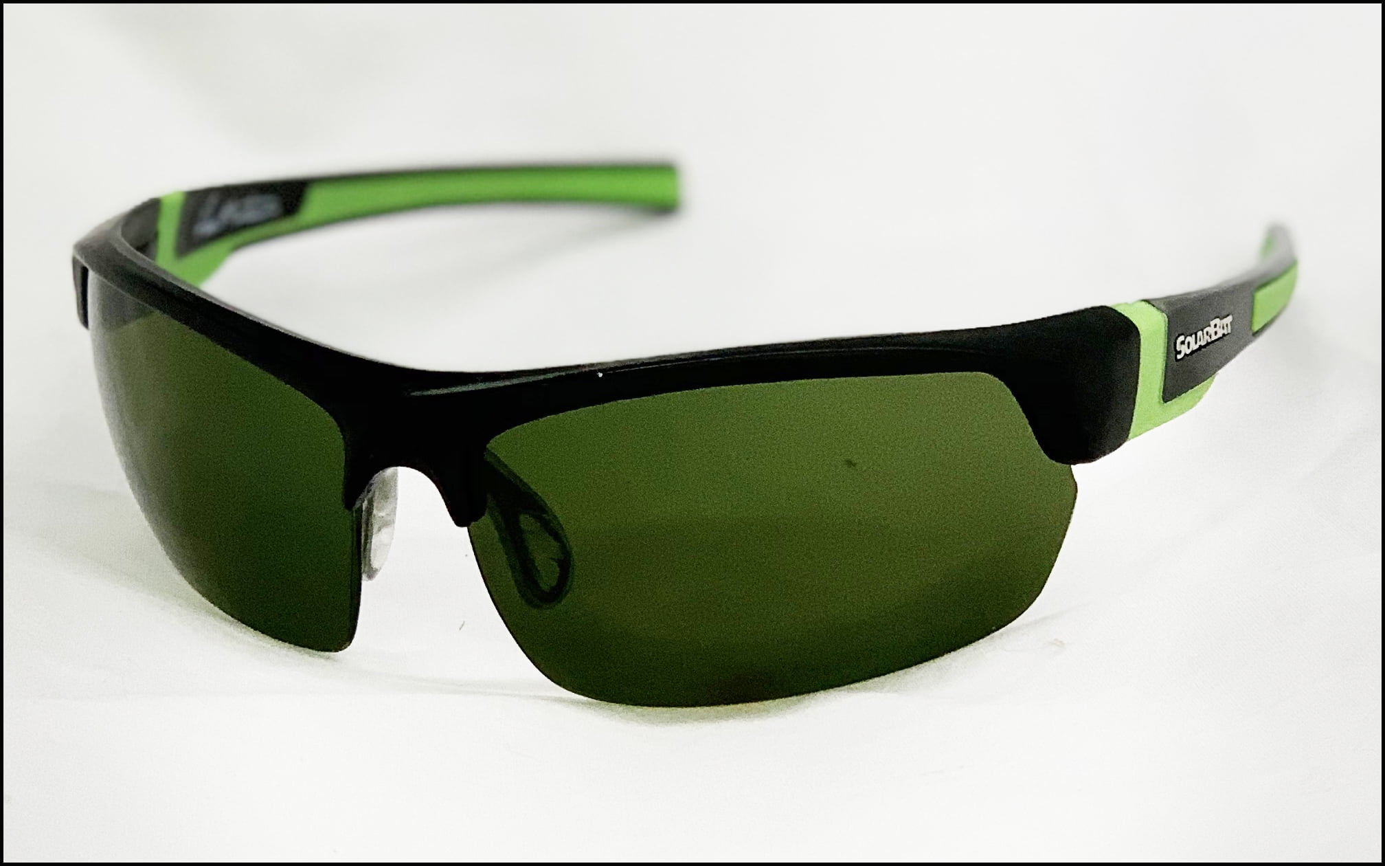 Solar Bat Eye Protection The Natural 1 Lime Green with Polarized Lenses ...