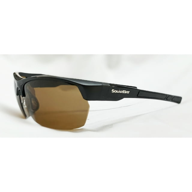 Solar Bat The Natural 2 Black with Amber Polarized Lenses - Walmart.com
