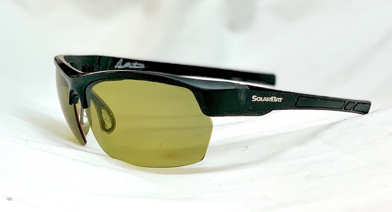 Solar Bat The Natural 2 Black with HI CON Yellow Polarized Lenses ...