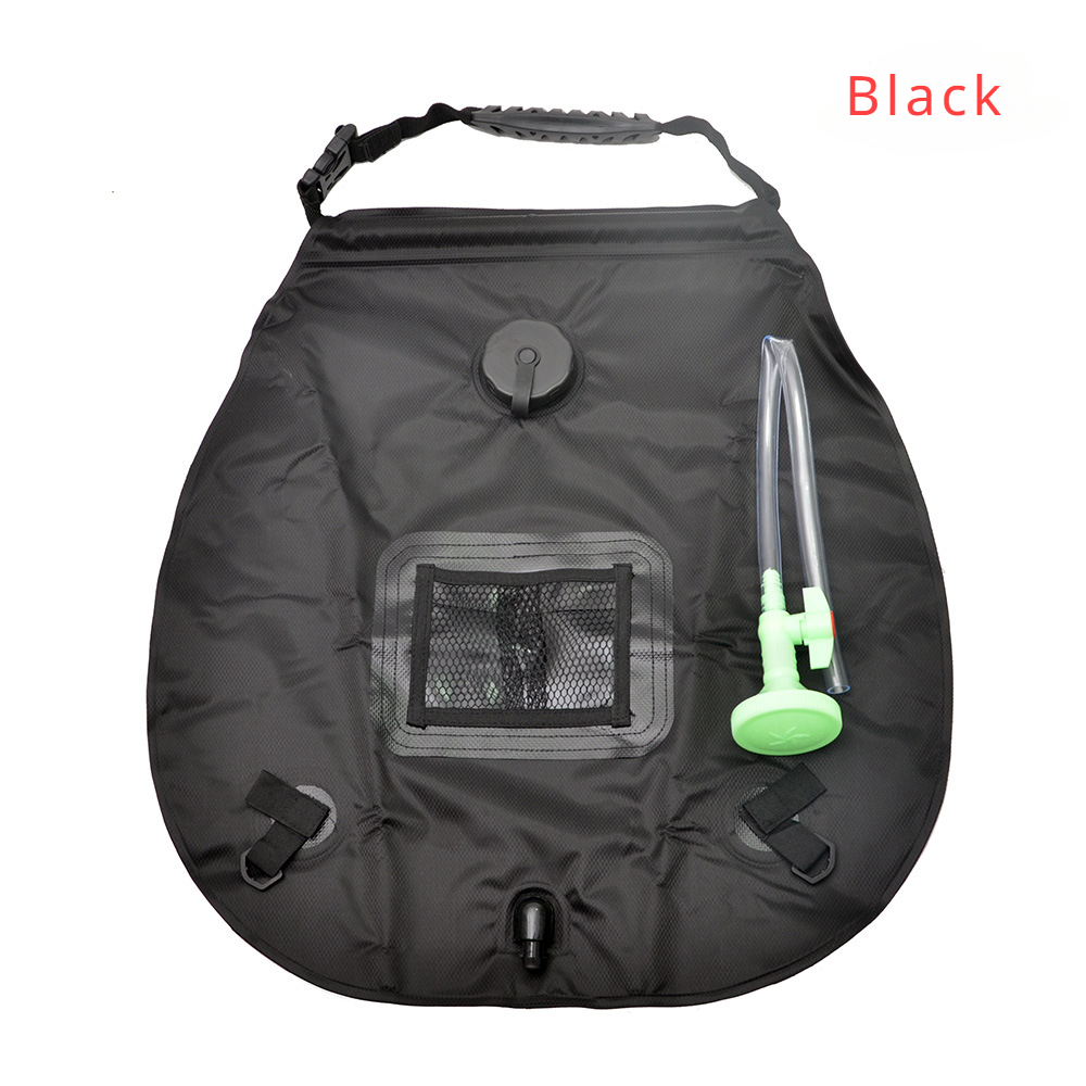 Solar Bathing Bag Outdoor Camping Hot Water Bag Portable Outdoor Sun ...