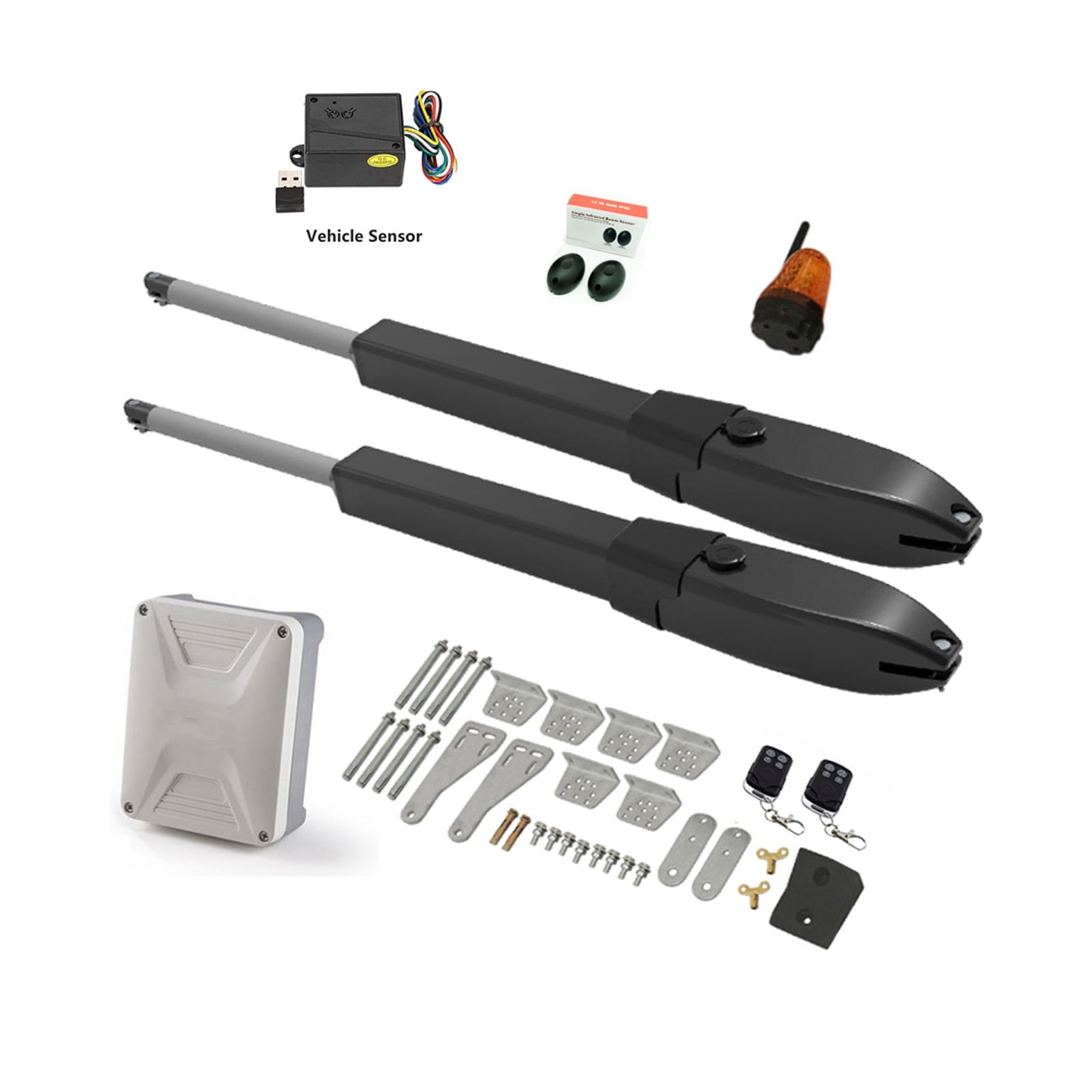 Solar Battery Double arm Electric Door Operator Swing Gate Opener IP ...