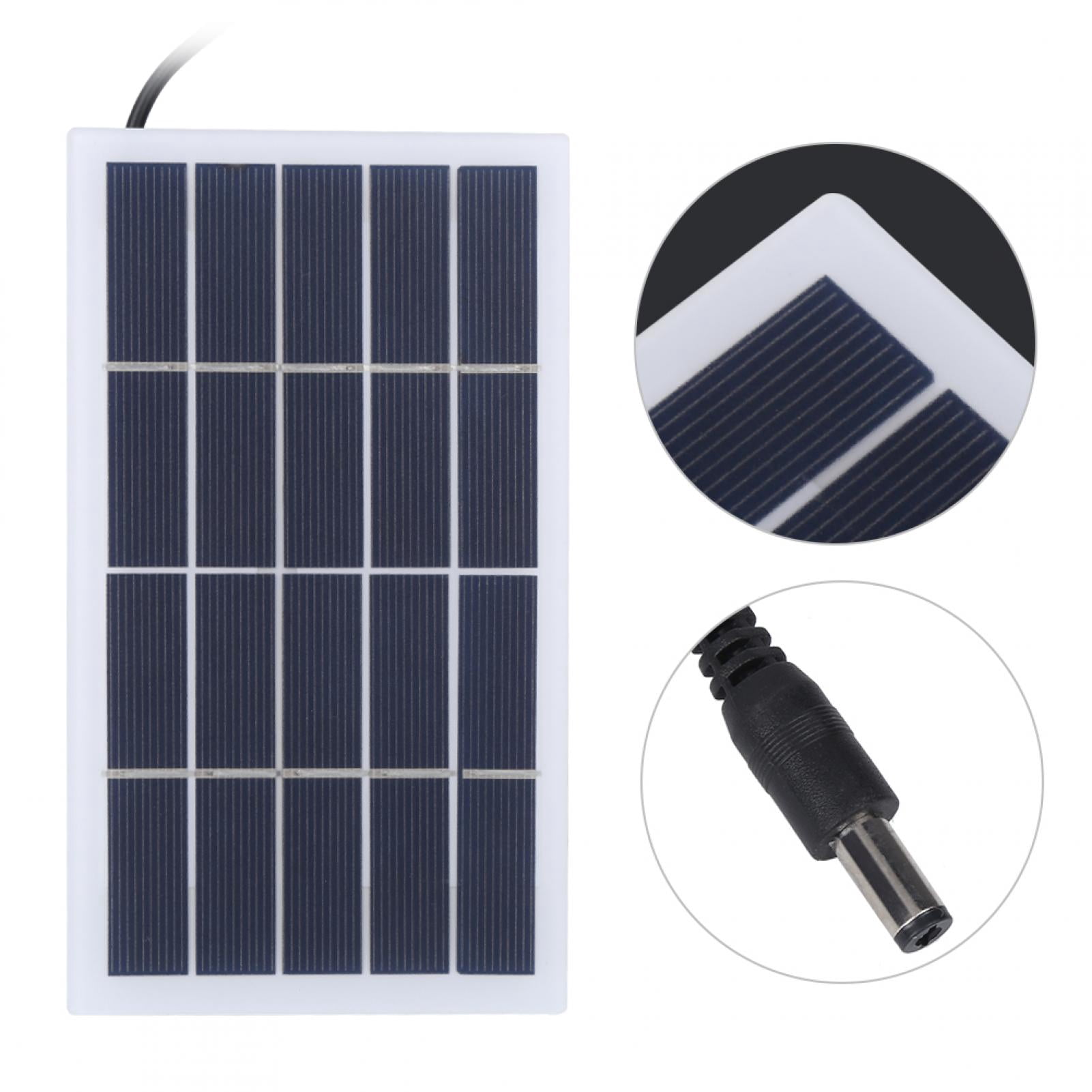 Solar Battery Panel,2W 5V Polysilicon Solar Power Battery Panel with DC ...