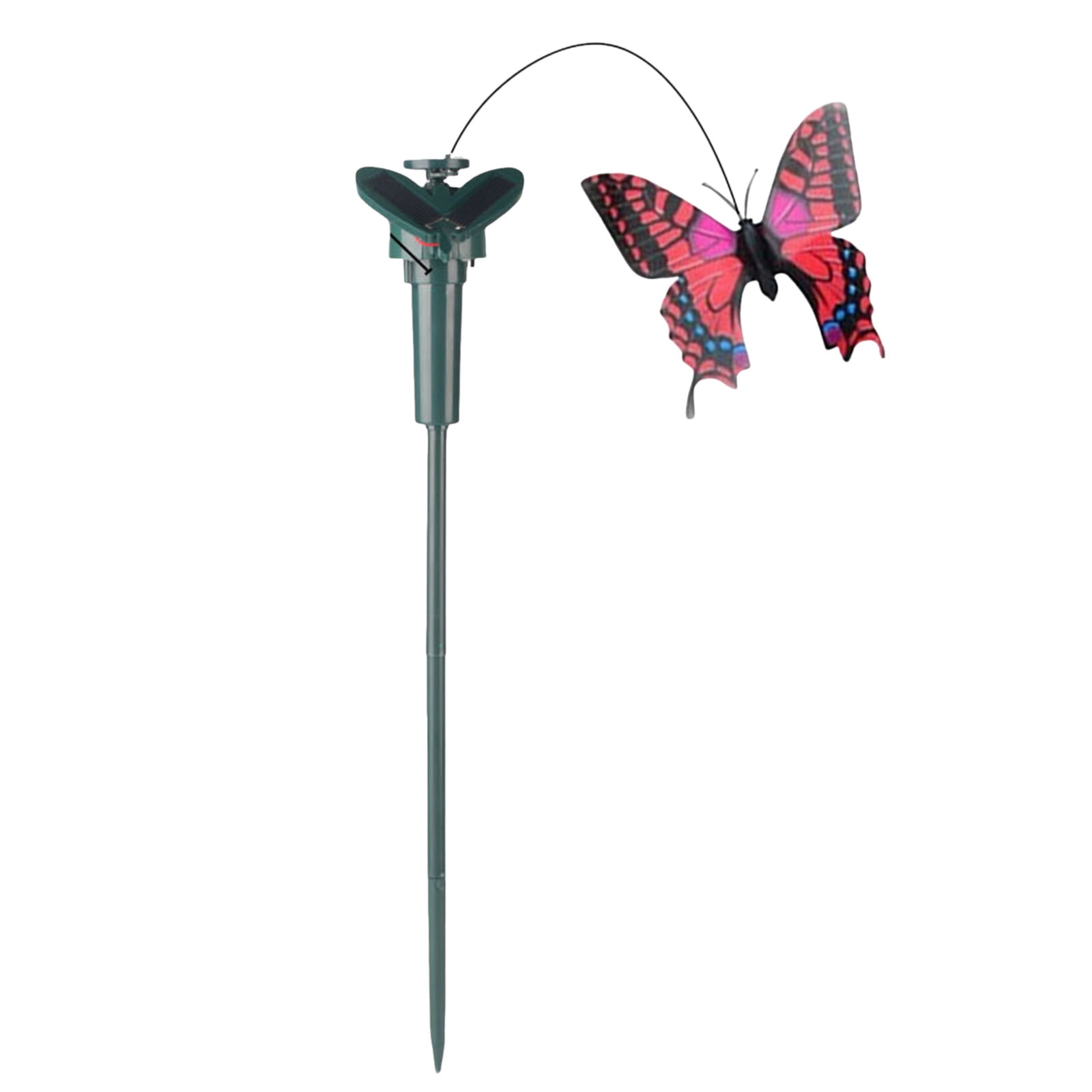 Solar/Battery Powered Flying Wobble Fluttering Garden Yard Flowers ...