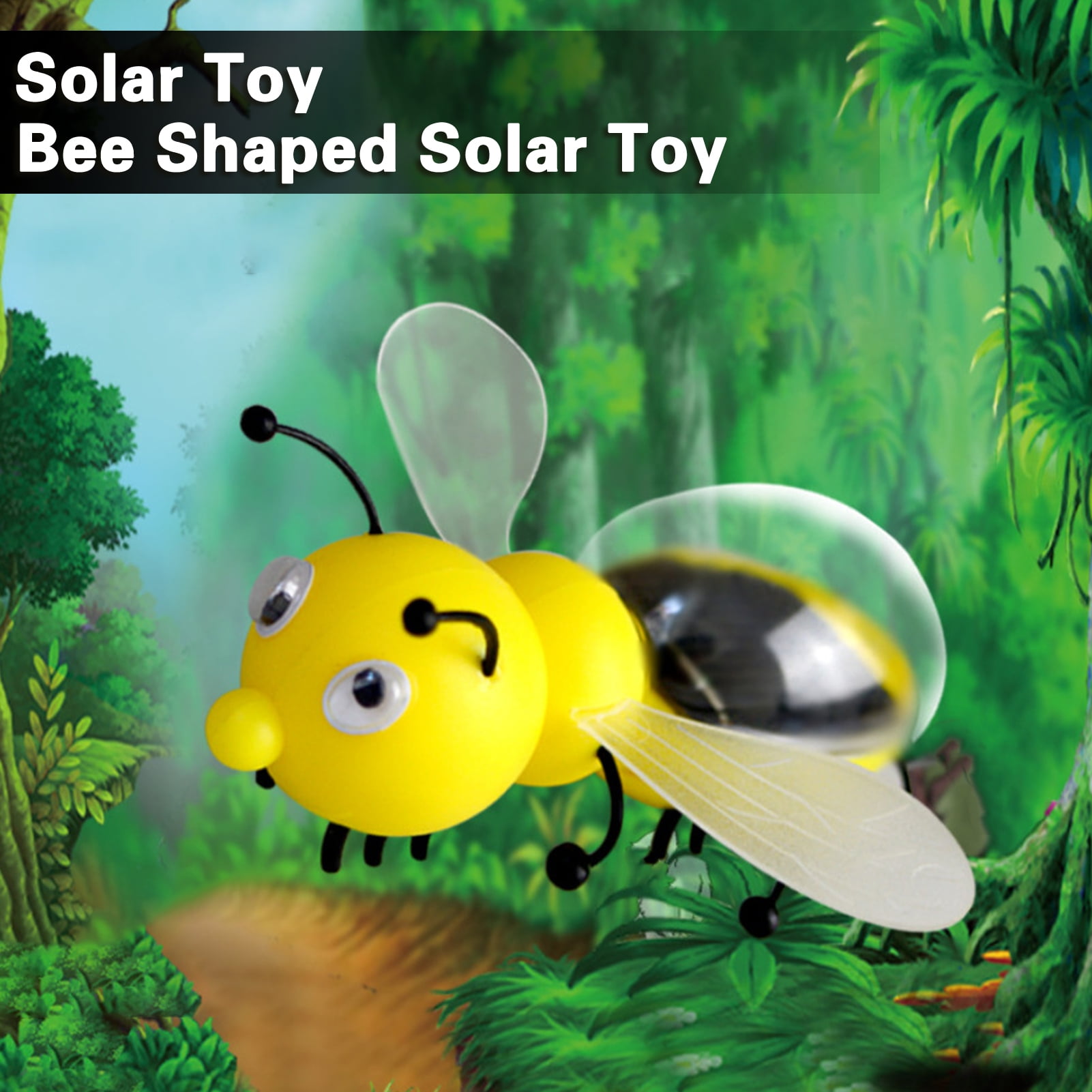 Solar Bee Toy Fun And Educational - Solar-Powered Pet Figure No ...