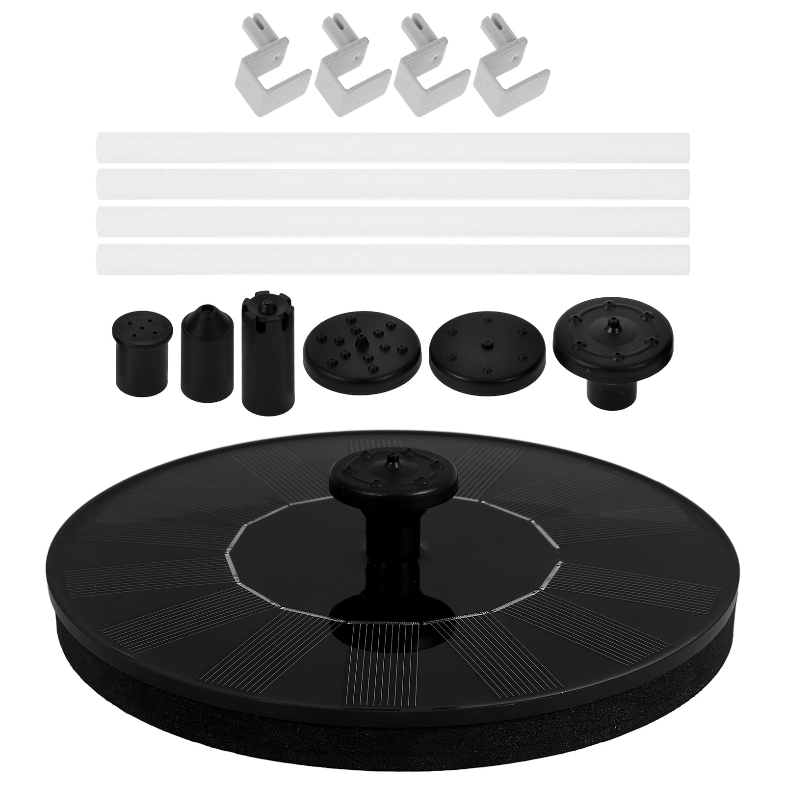 Solar Bird Bath Fountain Water Pump Floating Drifting Pond for Bird ...