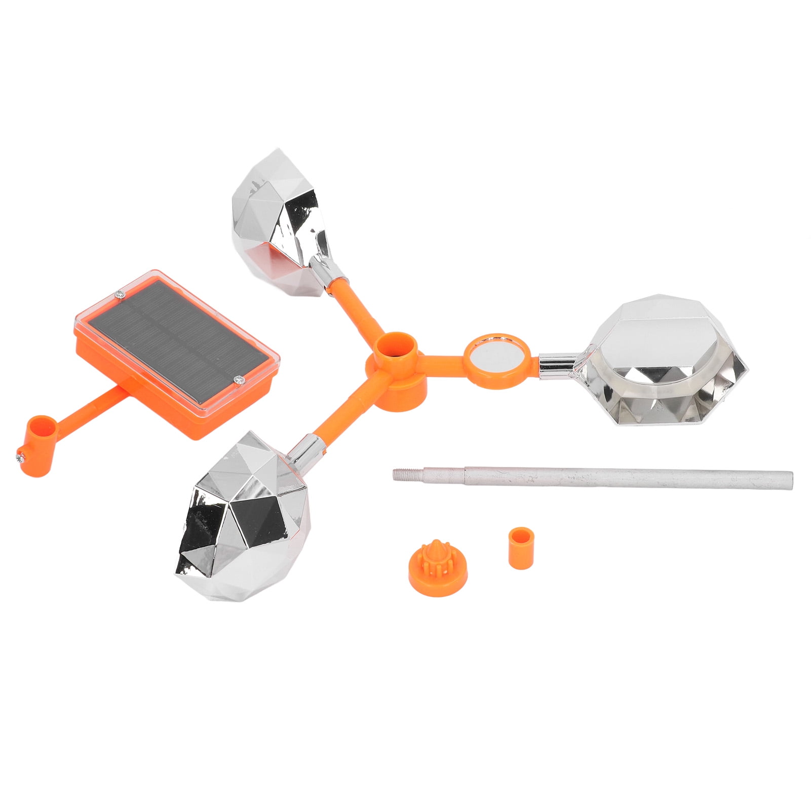 Solar Bird Repeller, 360° Rotating White Light, Flashing Deterrent for ...