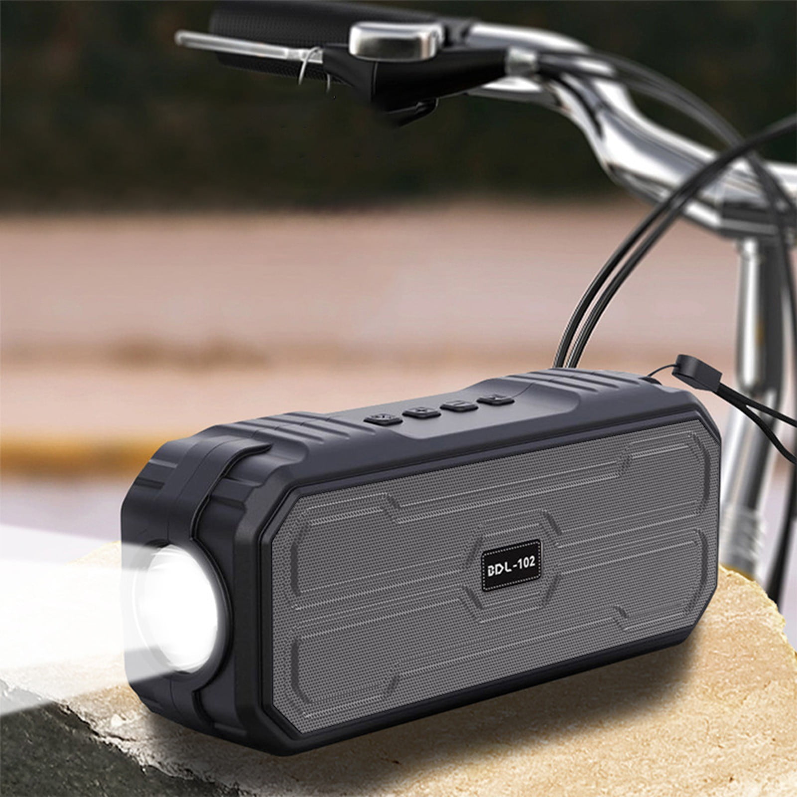 Solar Bluetooth Speaker Portable Wireless Outdoor Speaker with ...