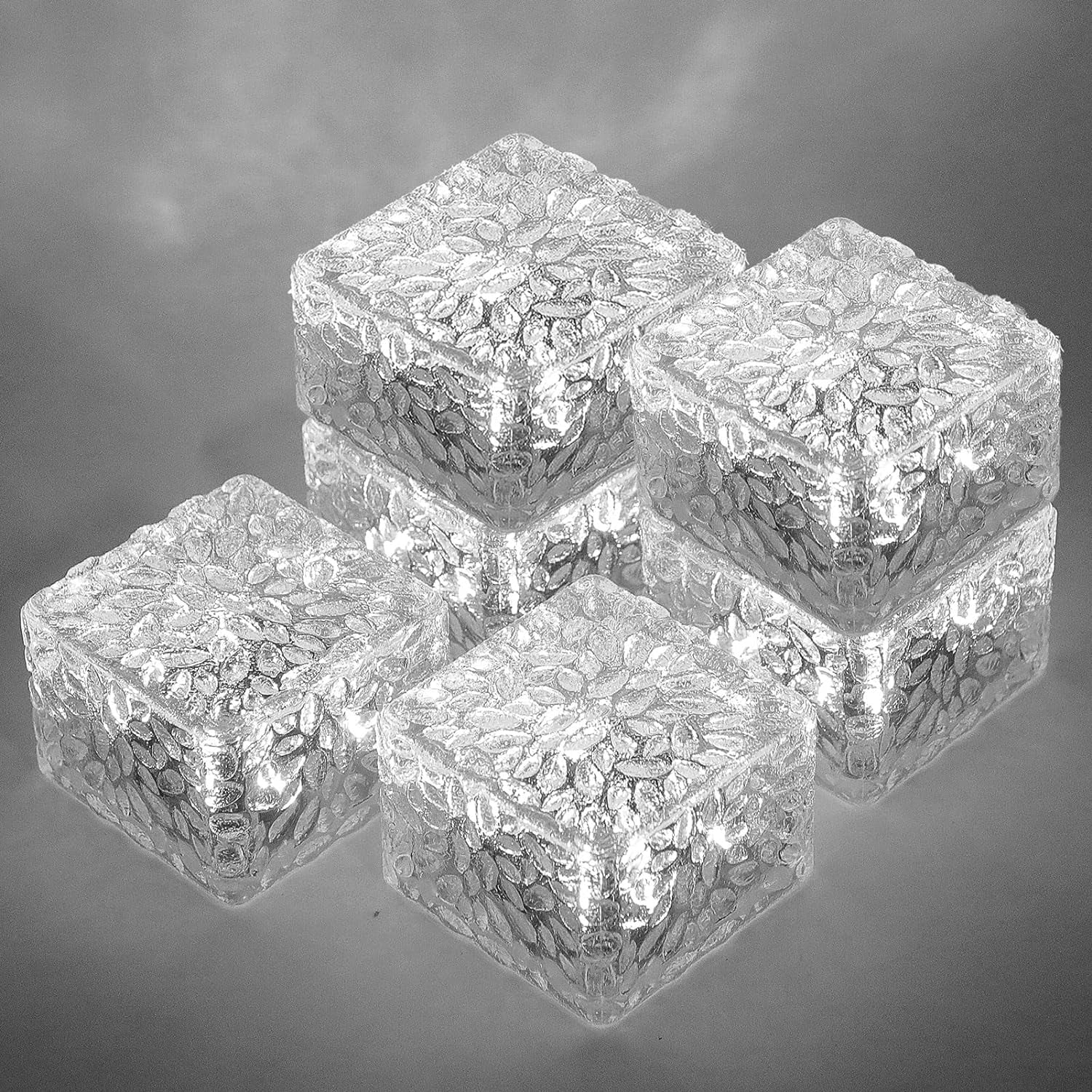 Solar Brick Lights-Outdoor Solar Lights for Yard-Solar Brick Landscape ...