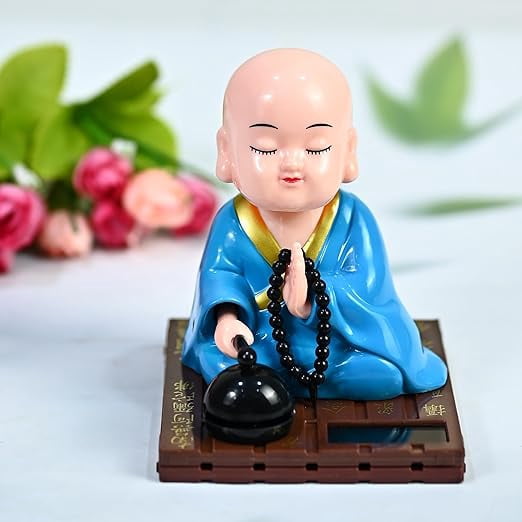 Solar Buddha -Moving Head and Hand Sitting Gautam Buddha Statue – Feng ...