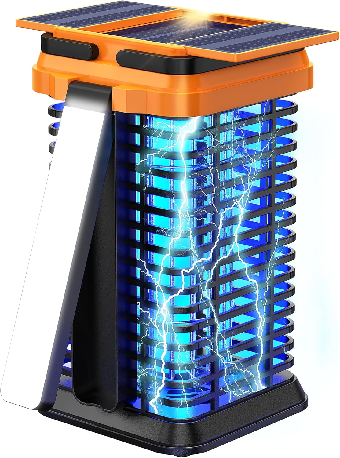 Solar Bug Zapper Outdoor Indoor, Mosquito Zapper with Dual-Mode Reading ...