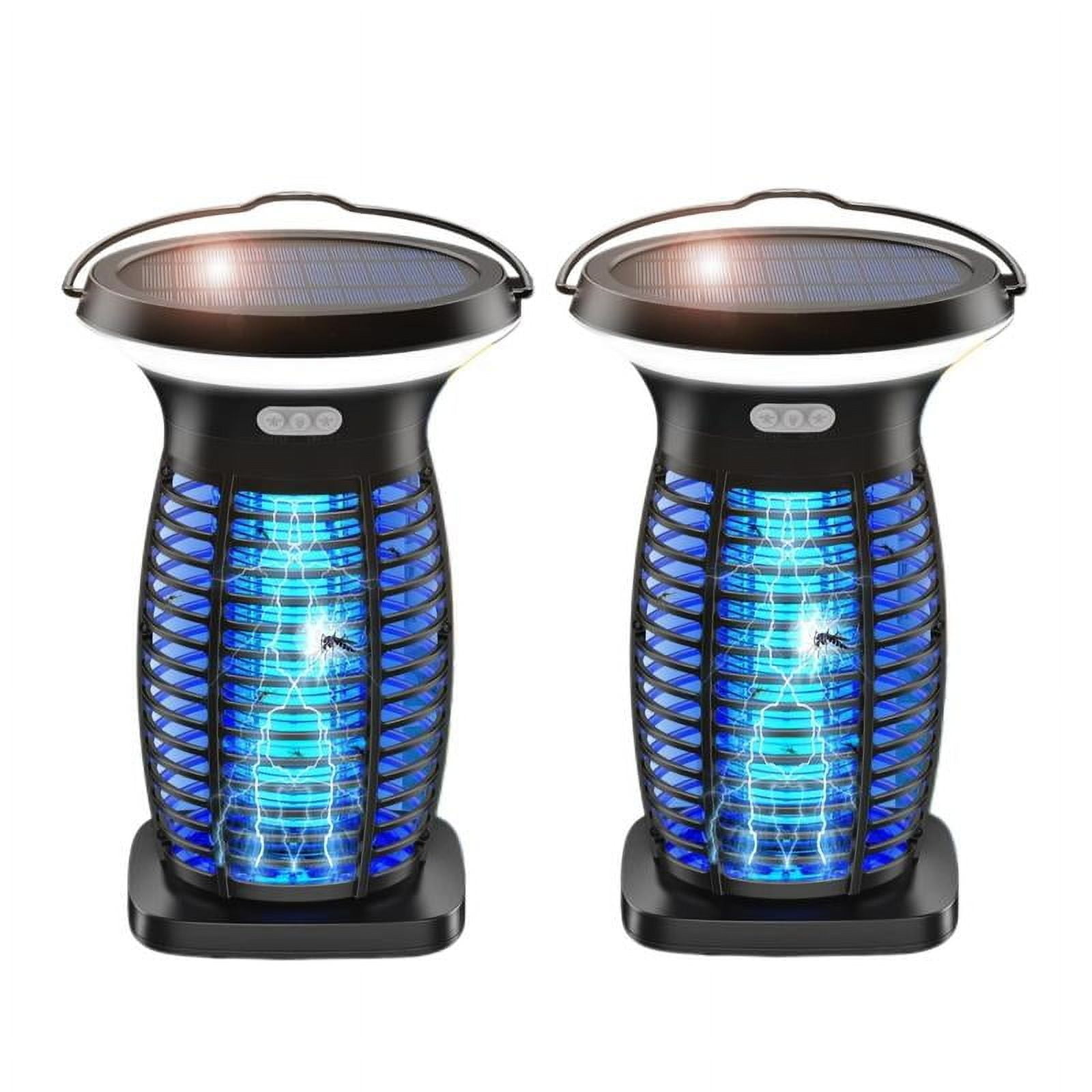 Solar Bug Zapper Outdoor Indoor Waterproof, solar powered Electric ...