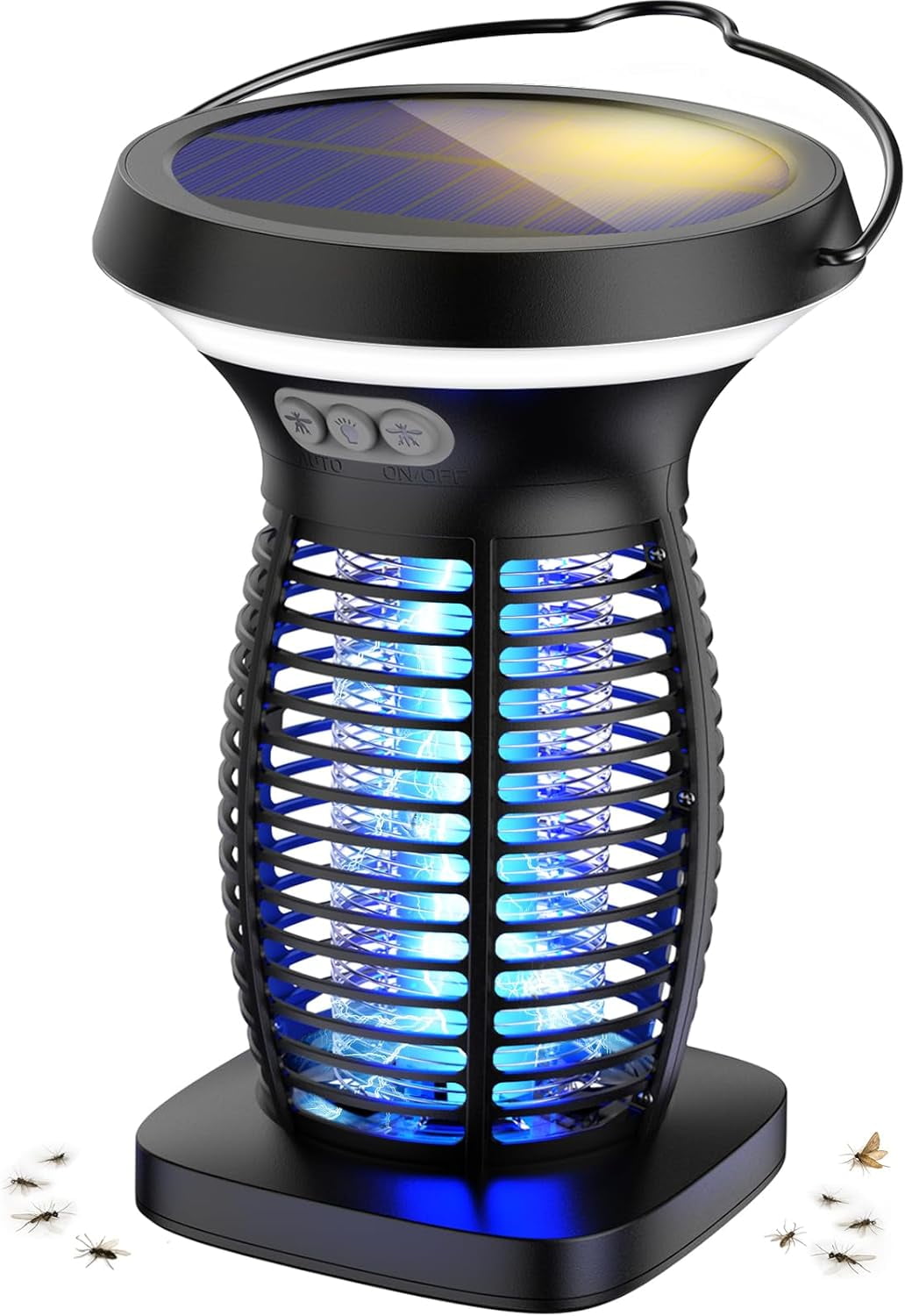 Solar Bug Zapper Outdoor, Mosquito Zapper Outdoor Waterproof Electric ...