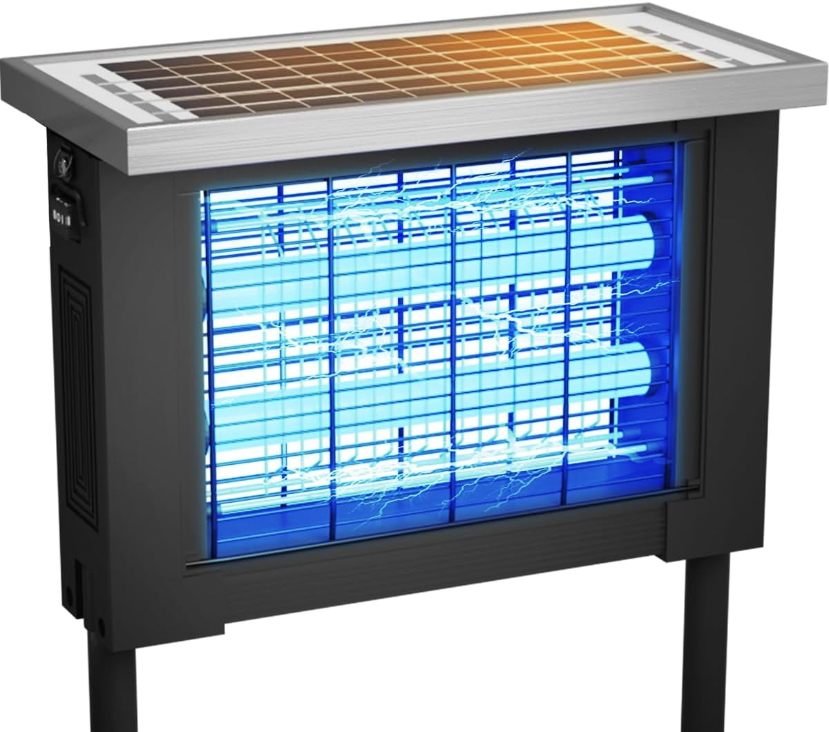 Solar Bug Zapper Outdoor Waterproof Patio Mosquito Zapper Solar Powered ...