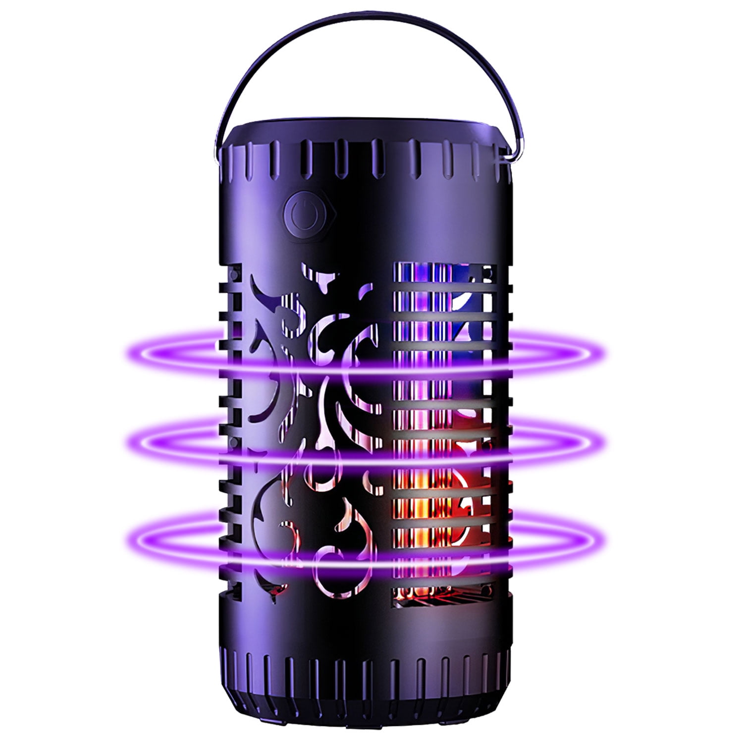 Solar Bug Zapper Outdoor TeqHome Garden Flame Mosquito Zapper with LED ...