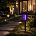 Solar Bug Zapper Waterproof Mosquito Killer Solar Light Power Repellent ...