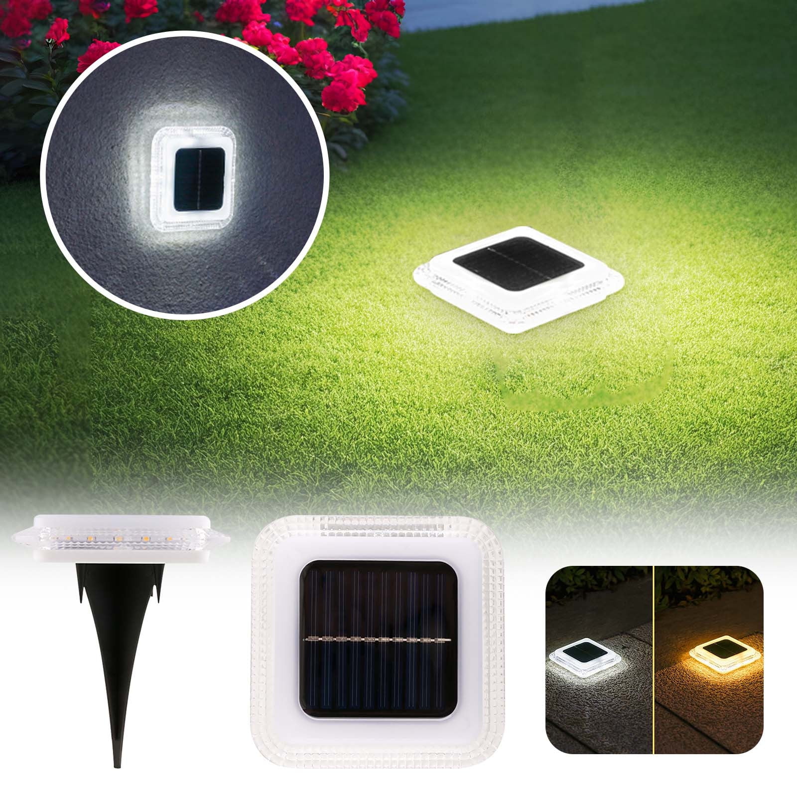 Solar Buried Garden Lights, Decorative Outdoor LED Lamps for Landscape ...