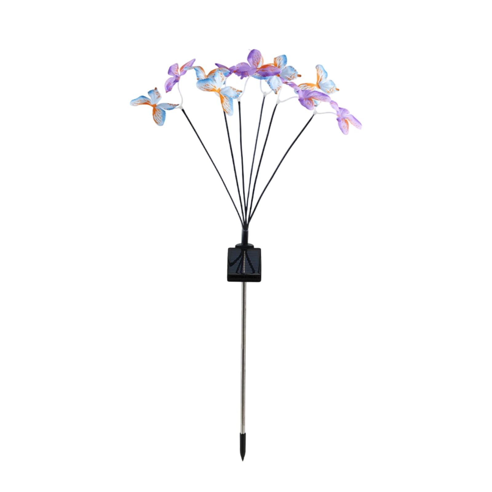 Solar Butterfly Garden Stake Lights Outdoor Decorative Butterfly Path ...