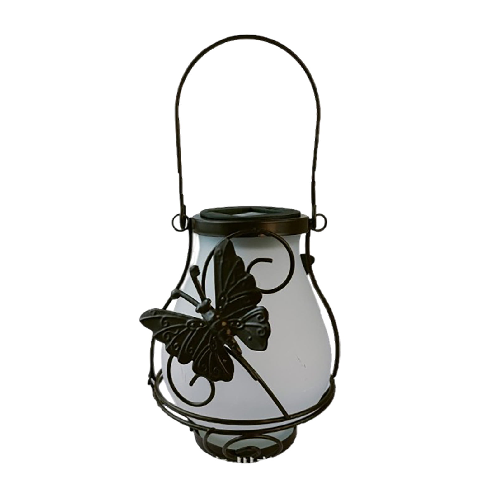 Solar Butterfly Lantern Outdoor - Hanging Waterproof Garden Light with ...