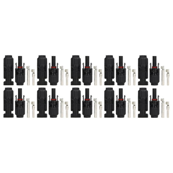 Solar Cable Connectors 30A, 1000V, IP67 Waterproof, Flame Retardant ...