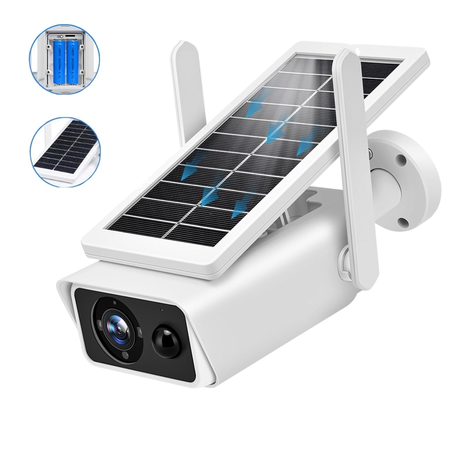 Solar Camera Outdoor 4MP Wireless Cameras Battery Powered Video ...