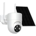 Solar Camera Outdoor , Color Night Vision, Cameras Outdoor with 360 ...