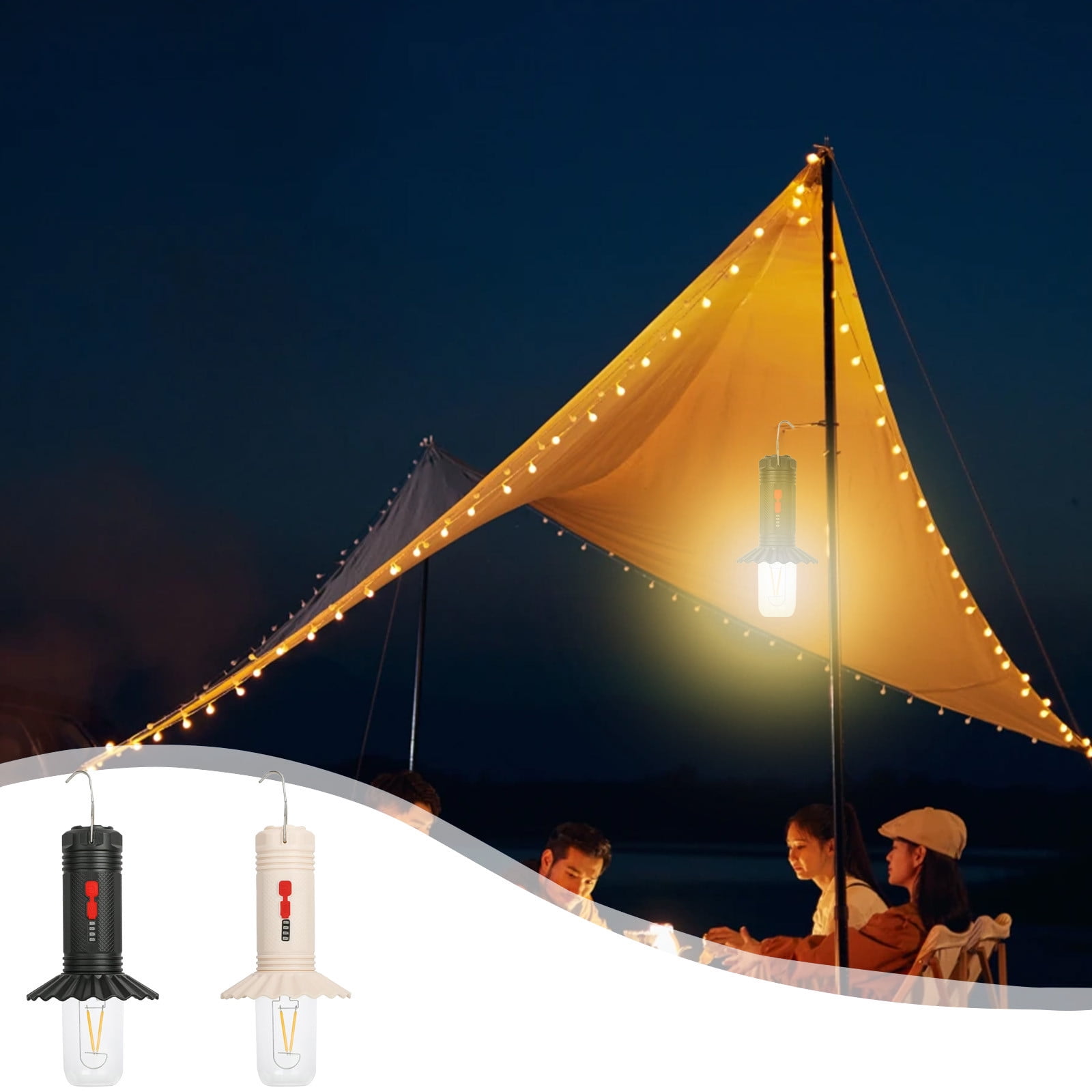 Solar Camping Lantern | Multi-Function Outdoor Flashlight ...