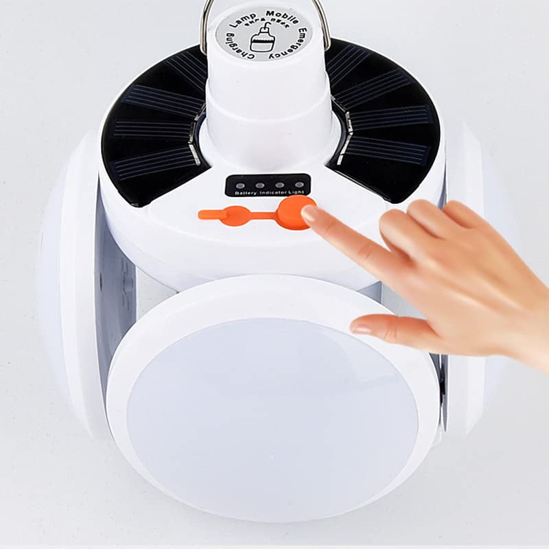 Solar Camping Lights, Collapsible Portable Tent Lights, Solar ...