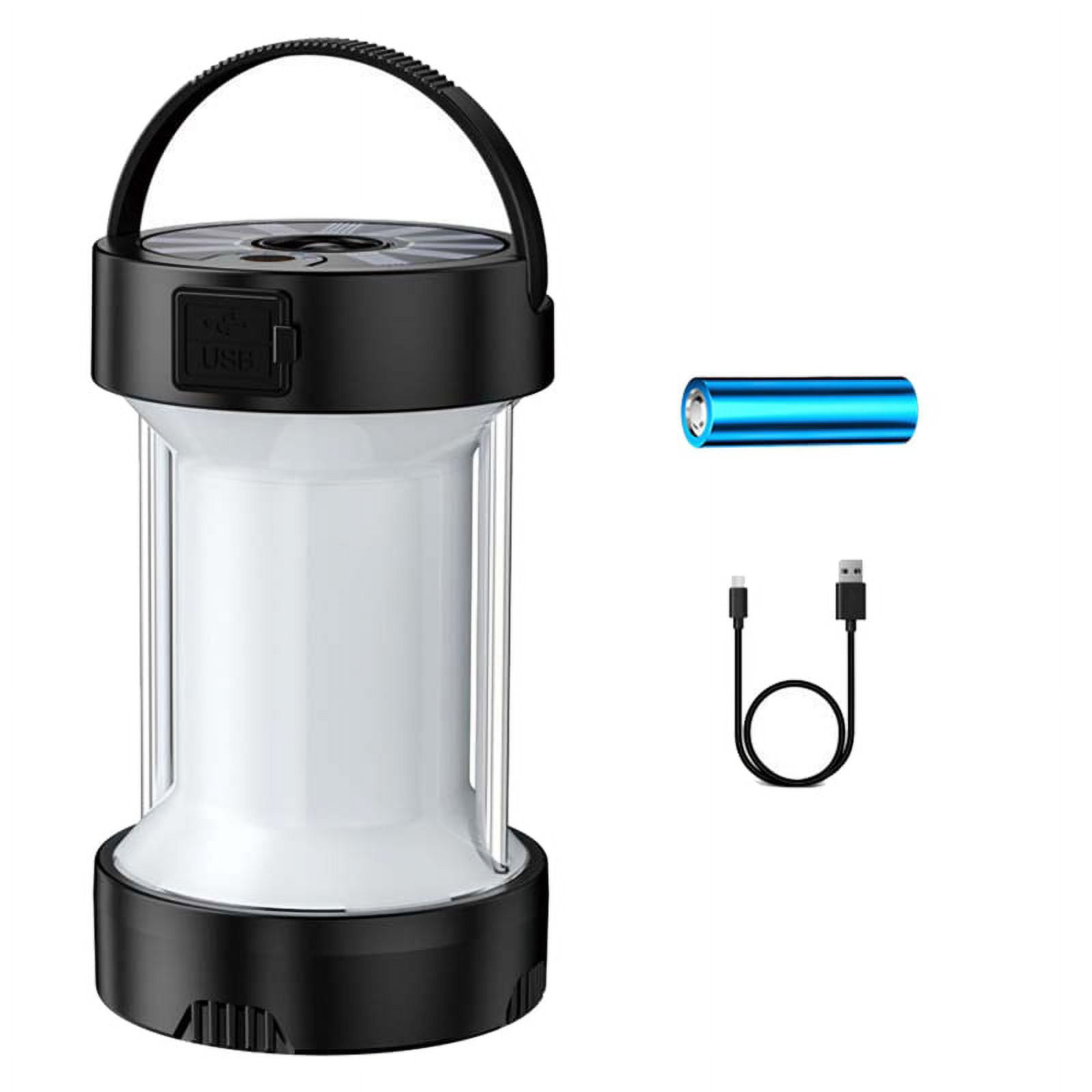 Solar Camping Tent Lamp LED Emergency Portable Lantern Spotlights ...