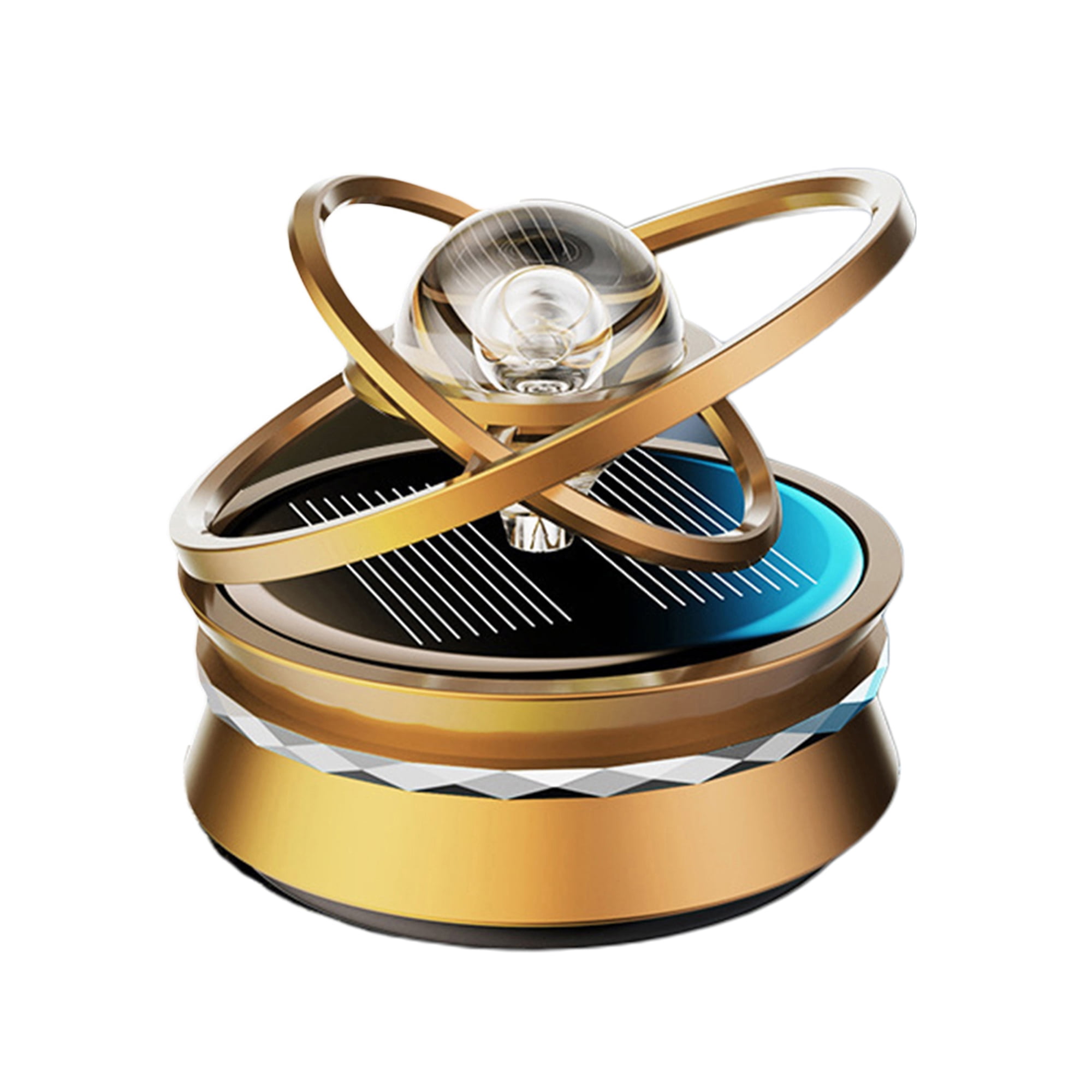 Solar Car Air Freshener, Rotating Ball Diffuser Dashboard Decor ...